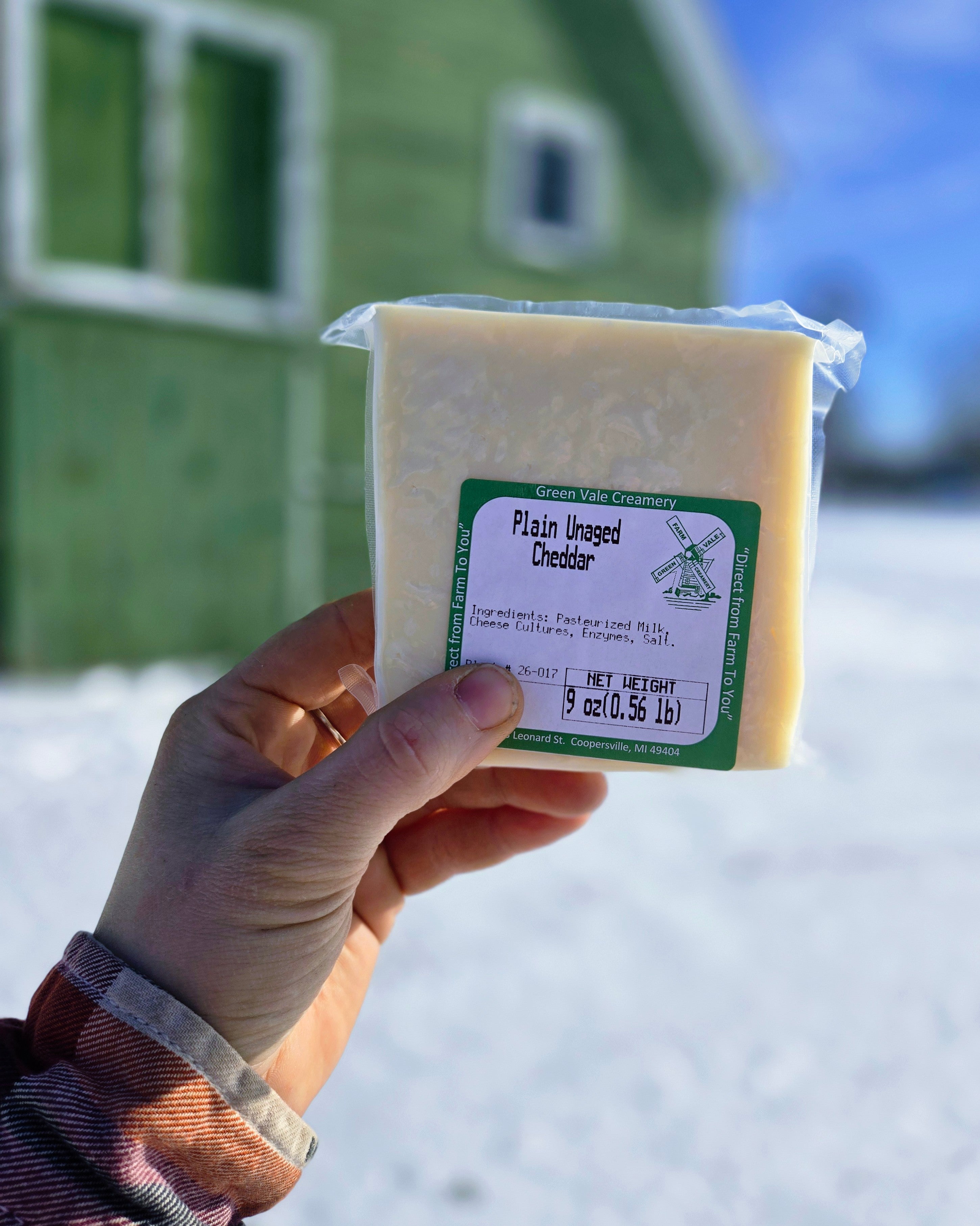 Unaged Cheddar – Green Vale Farm Creamery