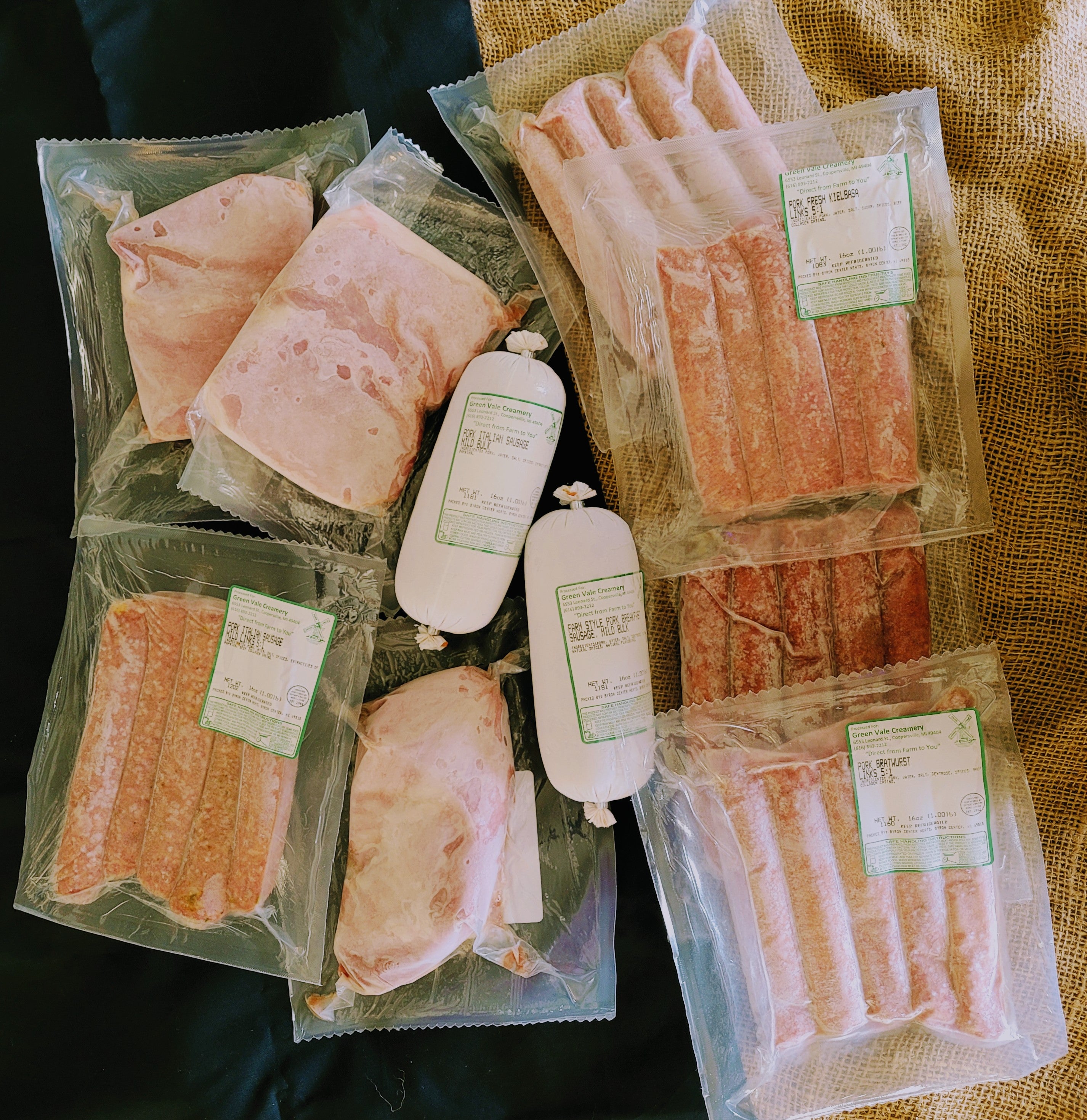 Pork Lover Bundle – Green Vale Farm Creamery